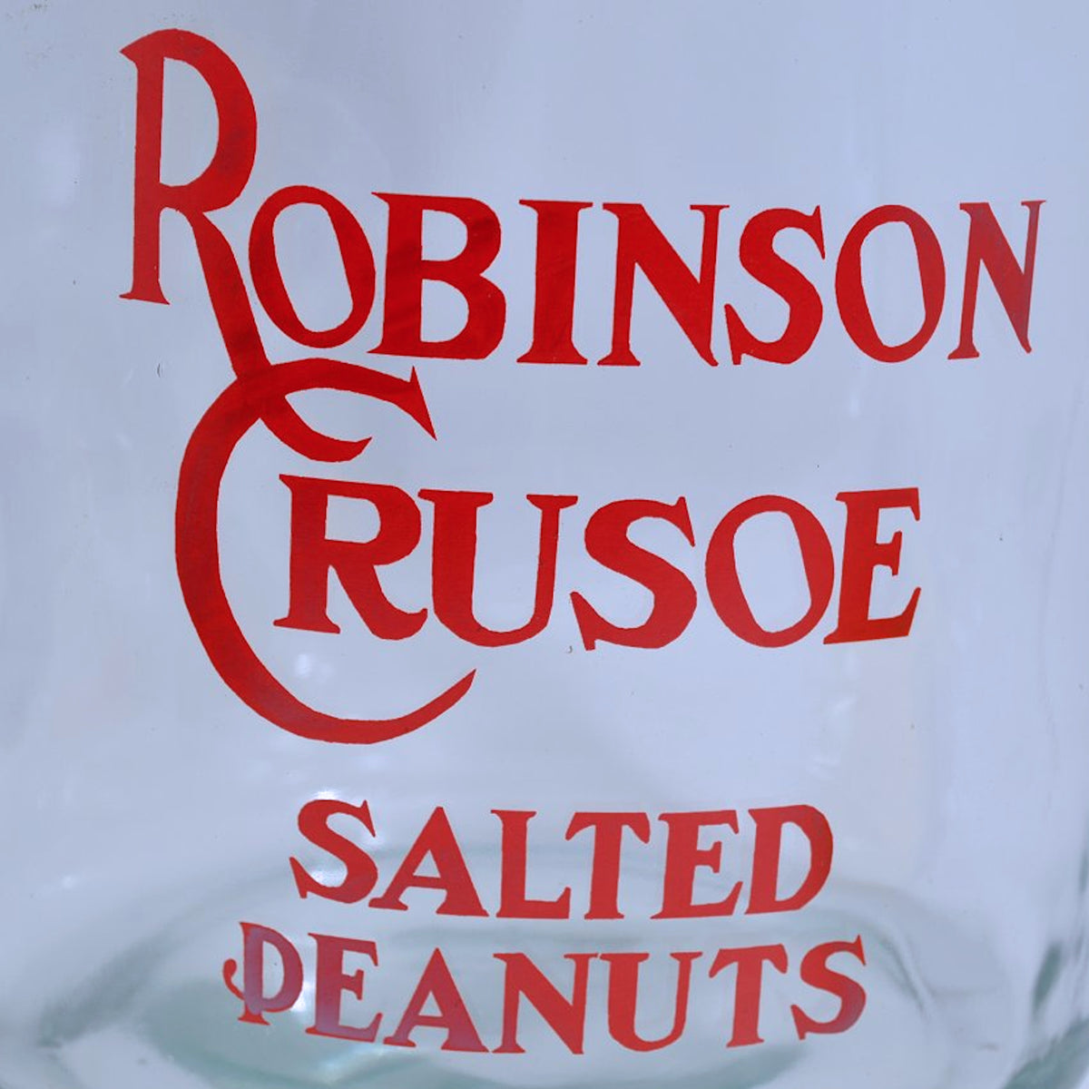 Robinson Crusoe Salted Peanut Cracker Cookie Jar Drug Store Counter Di ...